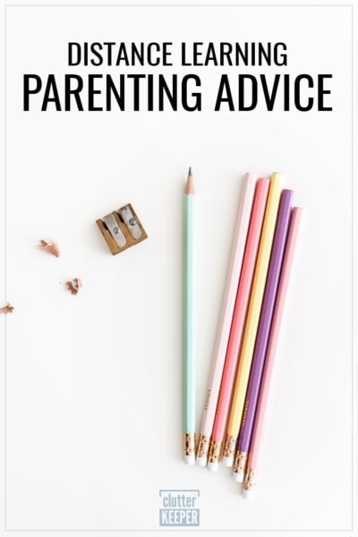 Distance Learning Tips - Stay Organized Teaching Kids At Home